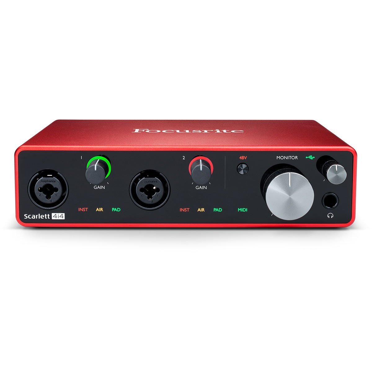 INTERFACE DE AUDIO FOCUSRITE SCARLETT 2I2 4TA GEN - Eco Music