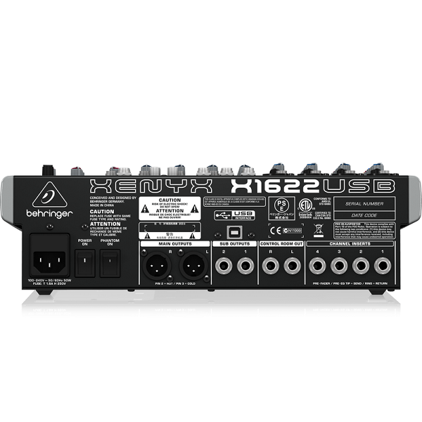 MIXER 16 CANALES BEHRINGER X1622USB - Eco Music